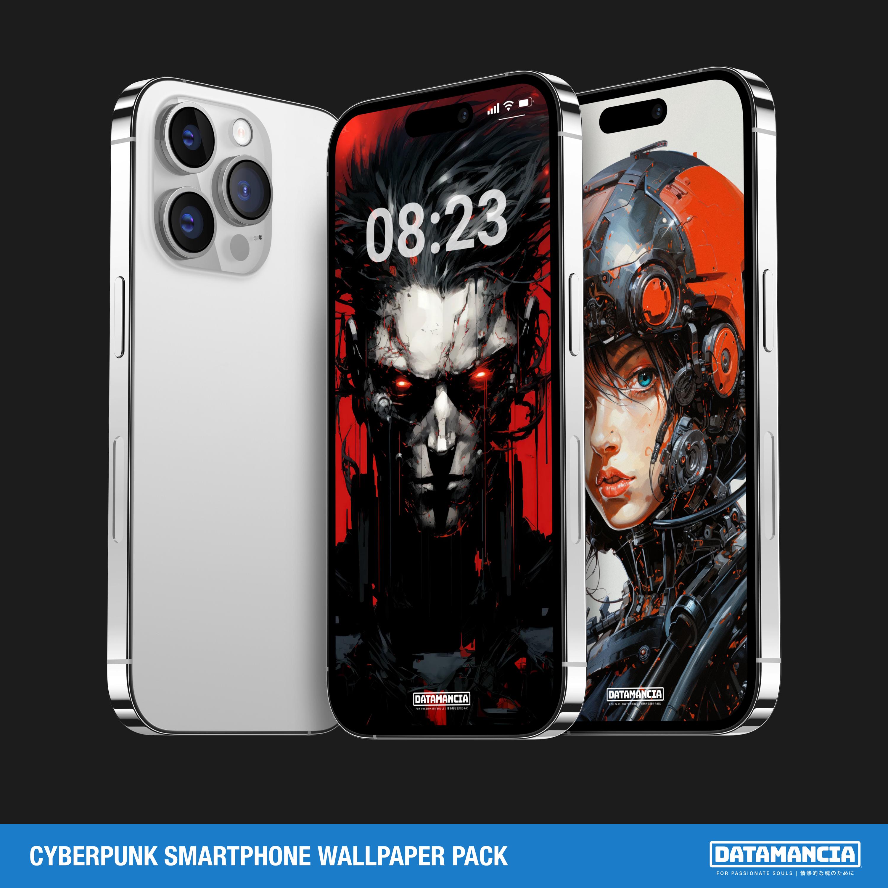 Cyberpunk Smartphone Wallpaper Pack | Datamancia Cyberpunk Collection ...
