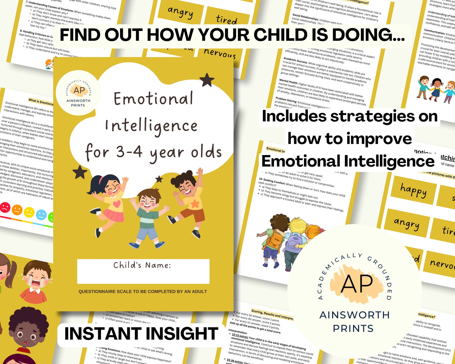 Emotional Intelligence, Children's Mental Health, Questionnaire ...