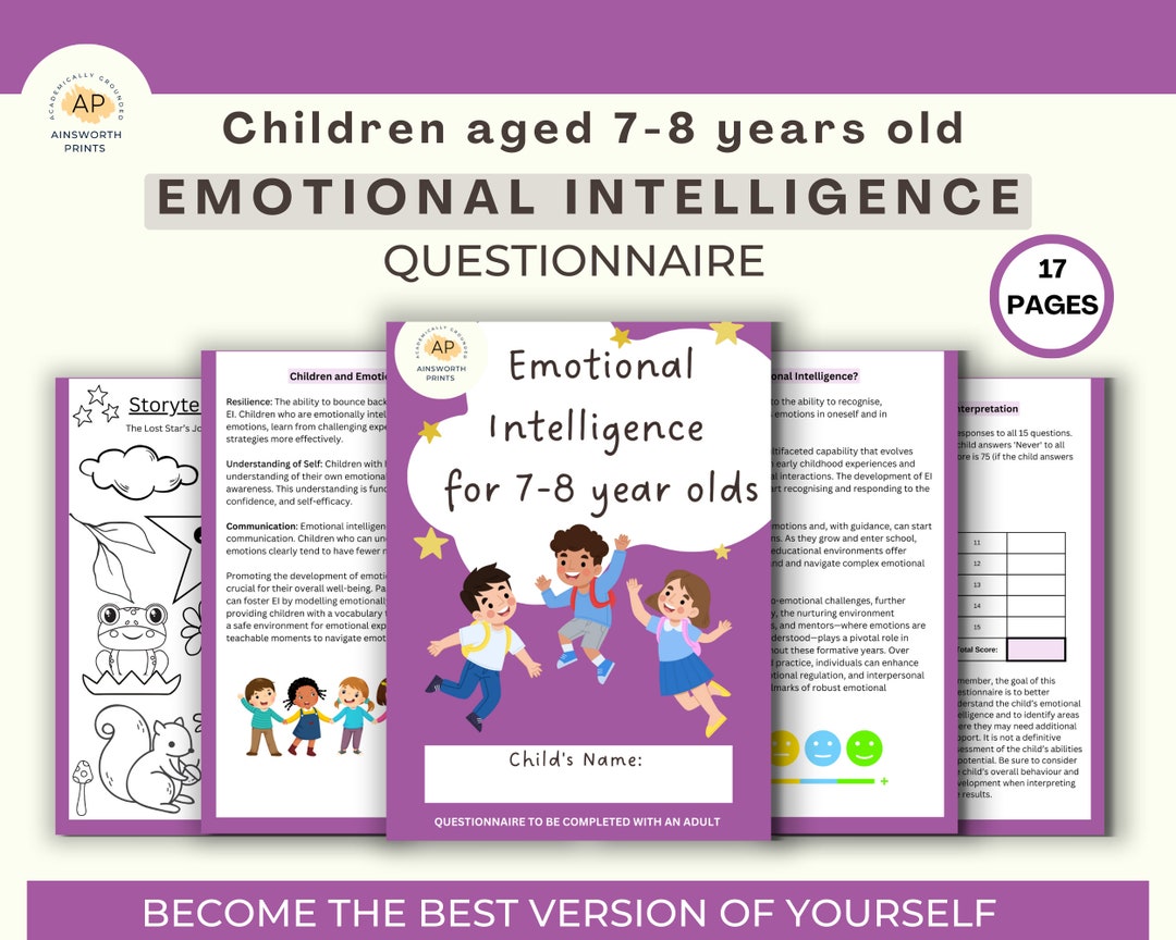 Emotional Intelligence, Children's Mental Health, Questionnaire ...