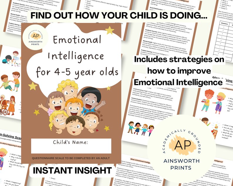 Emotional Intelligence, Children's Mental Health, Questionnaire ...