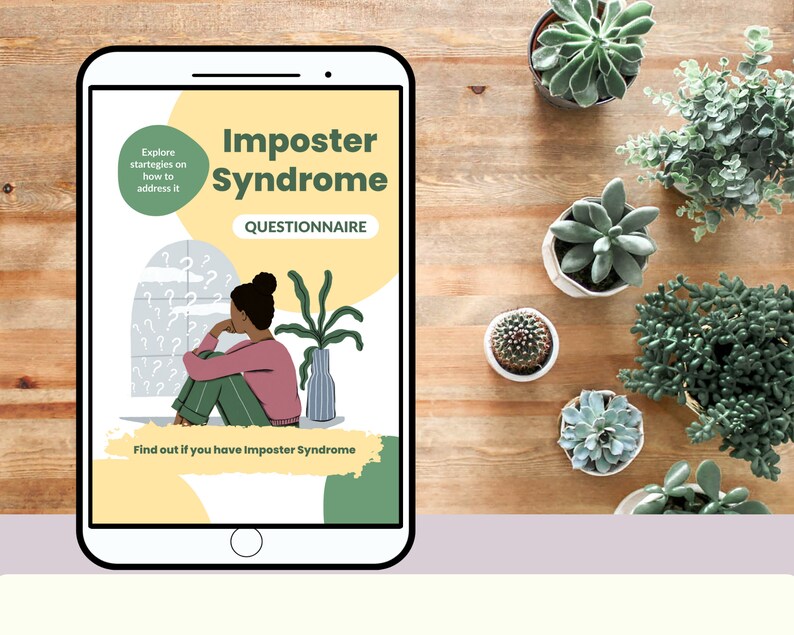 Imposter Syndrome Questionnaire, Psychology Worksheet, Psychology Scale ...