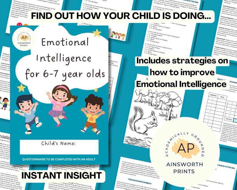 Emotional Intelligence, Children's Mental Health, Questionnaire ...