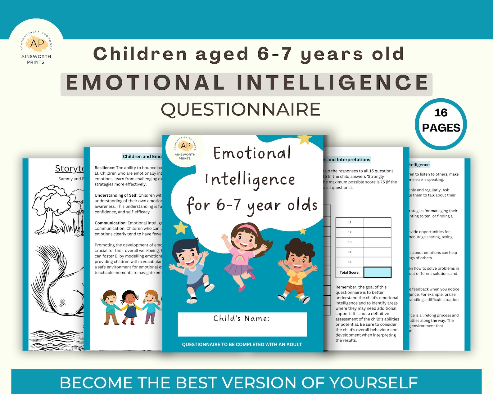 Emotional Intelligence, Children's Mental Health, Questionnaire ...