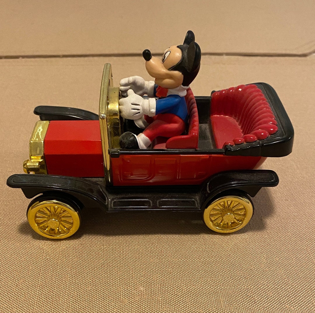 Vintage Disney Mickey Mouse in His Car - Etsy