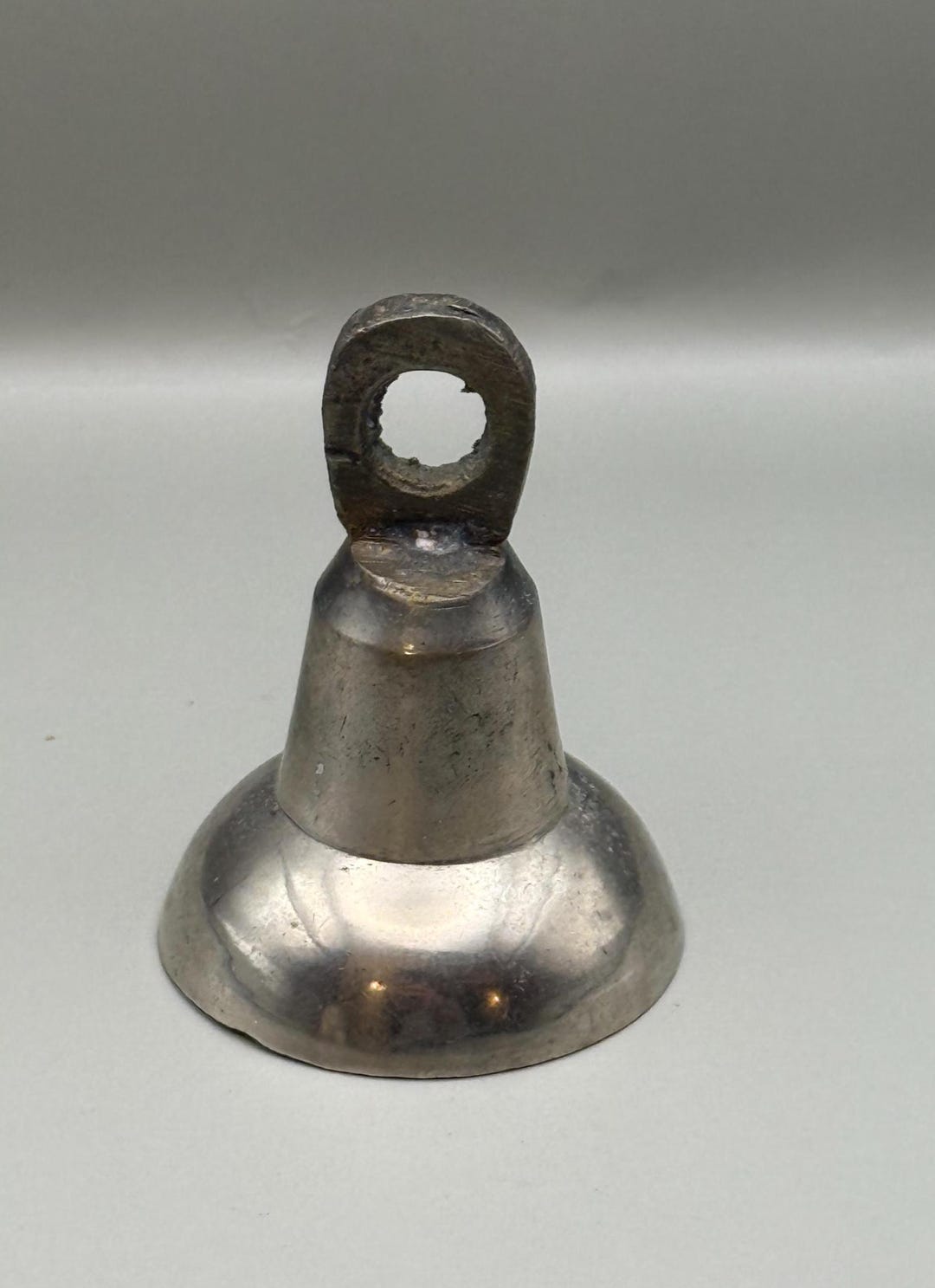 Vintage Bells of Sarna Metal Bell – India – Antique Hand Bell – Rustic ...