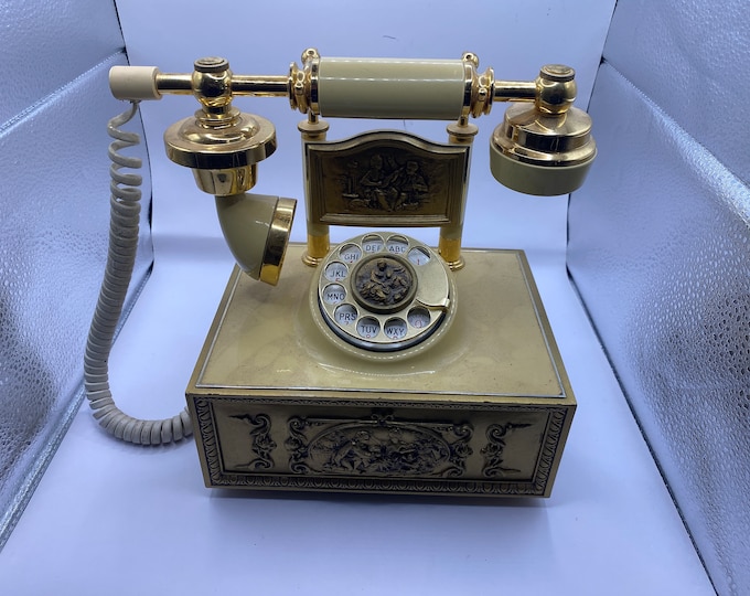 Vintage Deco-tel French Victorian Style Rotary Phone - Etsy