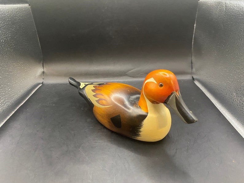 Vintage Pair of Handcrafted Wooden Ducks - 16" and 12" - Etsy