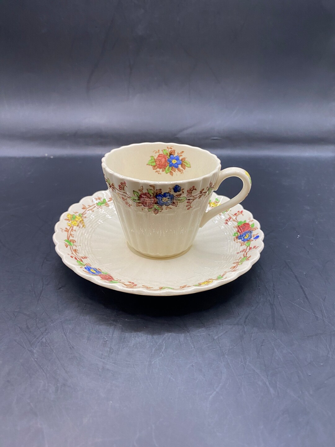 Vintage Copeland Spode Hazel Dell Demitasse Cup & Saucer - S.930 England - Etsy