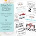 TWO FAST Party Favor Gift Tags, Bag Tags for Race Car Themed Birthday ...