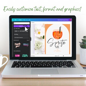 Aperol Spritz Bar Signs - Perfect for a Bridal Shower, Couples Shower ...