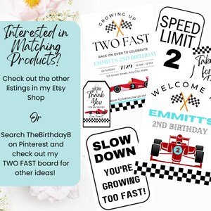 TWO FAST Party Signs! Add an Extra Touch of Custom to Your Party With ...