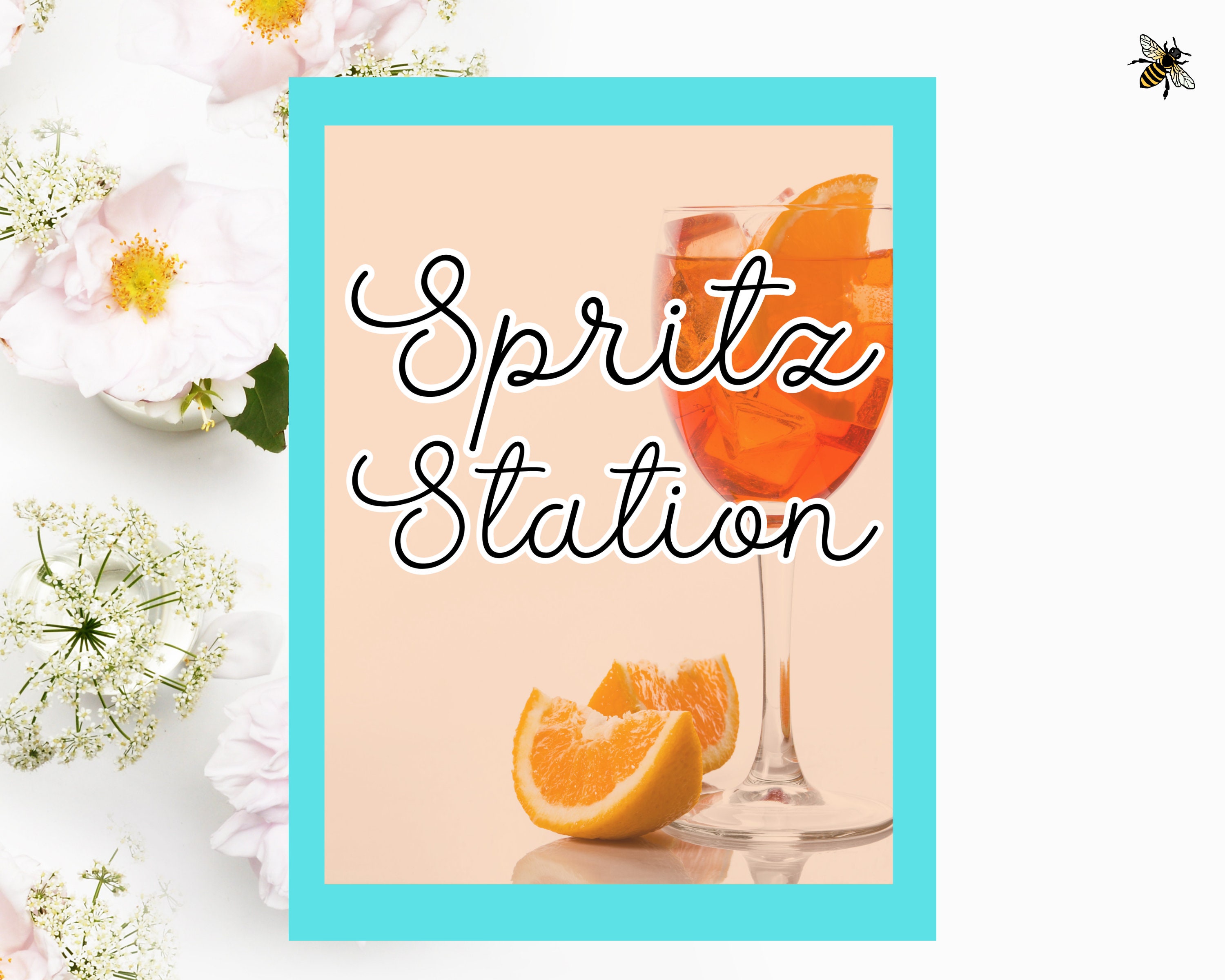 Aperol Spritz Bar Signs for Any Occassion Wedding, Bridal Shower ...