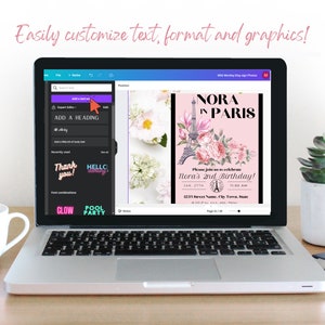 Paris Birthday Party Invitations! Inspired by the Emily in Paris ...