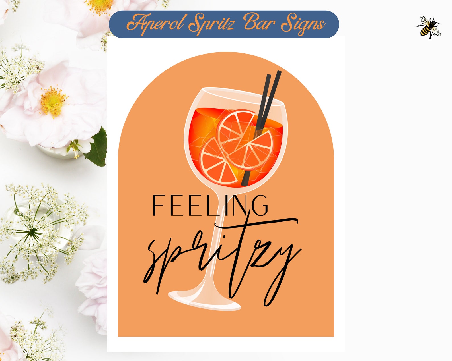 Feeling Spritzy! Aperol Spritz Bar Signs - Perfect for Any Bridal ...