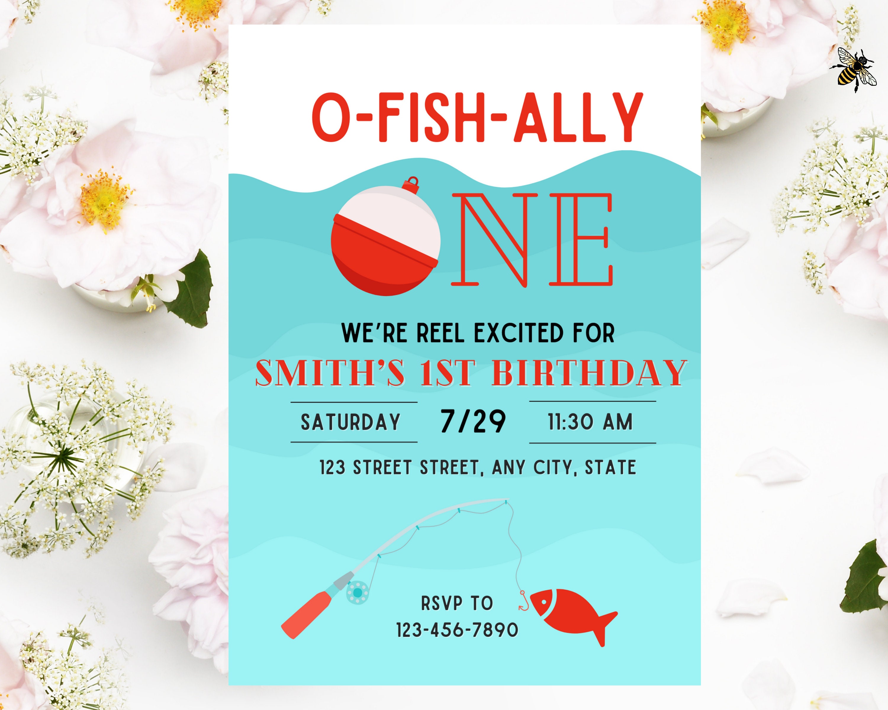 O-FISH-ALLY ONE Fishing Themed First Birthday Party - Etsy