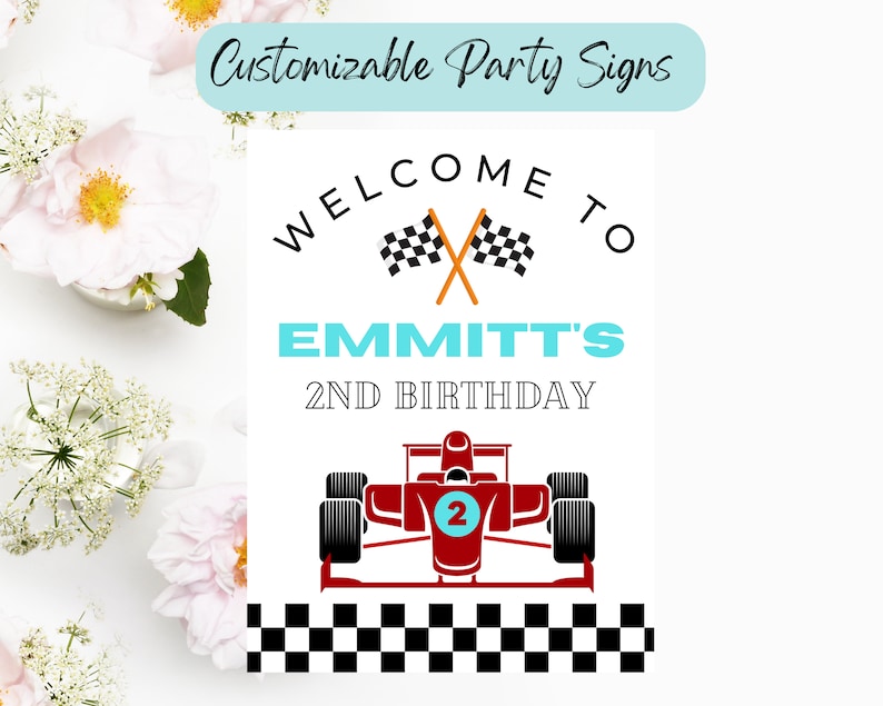 TWO FAST Party Signs! Add an Extra Touch of Custom to Your Party With ...