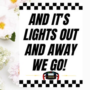 FORMULA ONE! Boy's 1st Birthday Party Signs/decor. F1, Race Cars, Speed ...