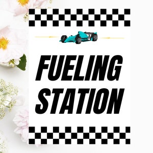 FORMULA ONE! Boy's 1st Birthday Party Signs/decor. F1, Race Cars, Speed ...