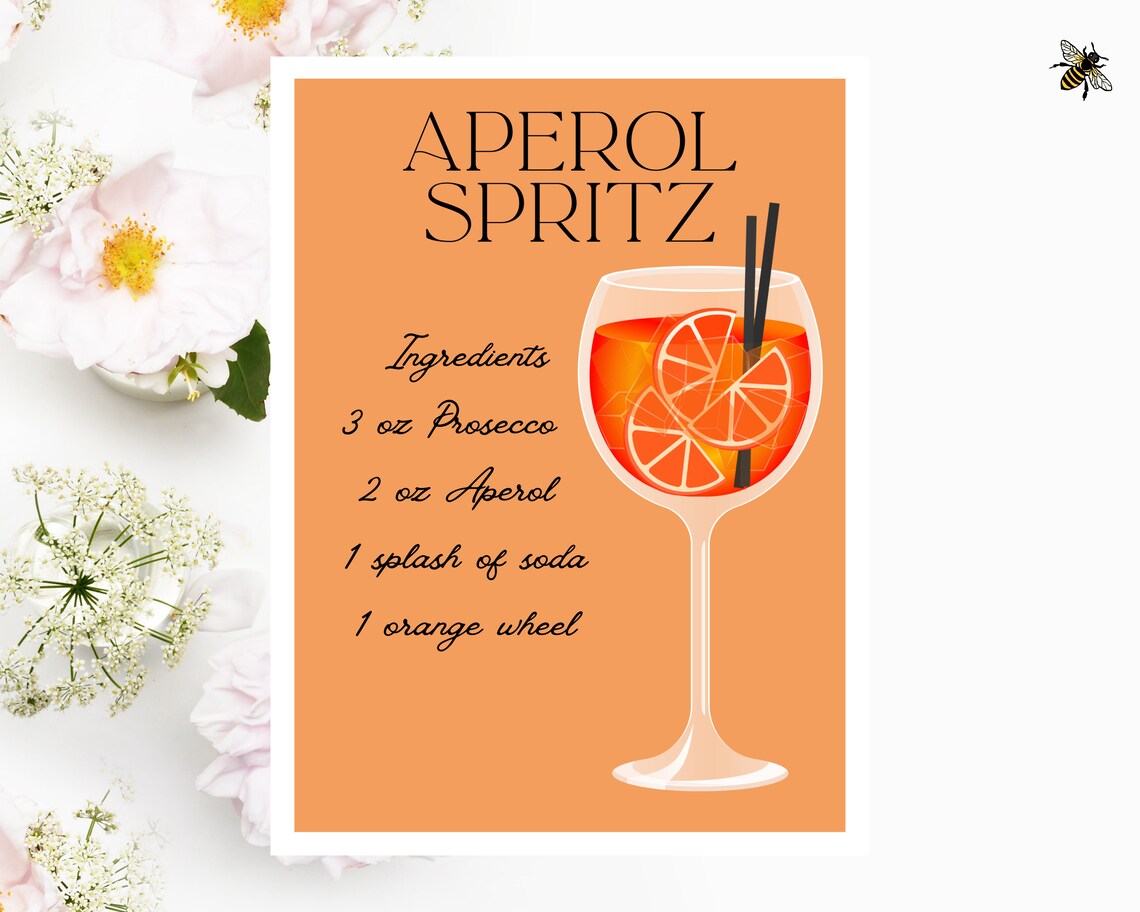 Feeling Spritzy! Aperol Spritz Bar Signs - Perfect for Any Bridal ...