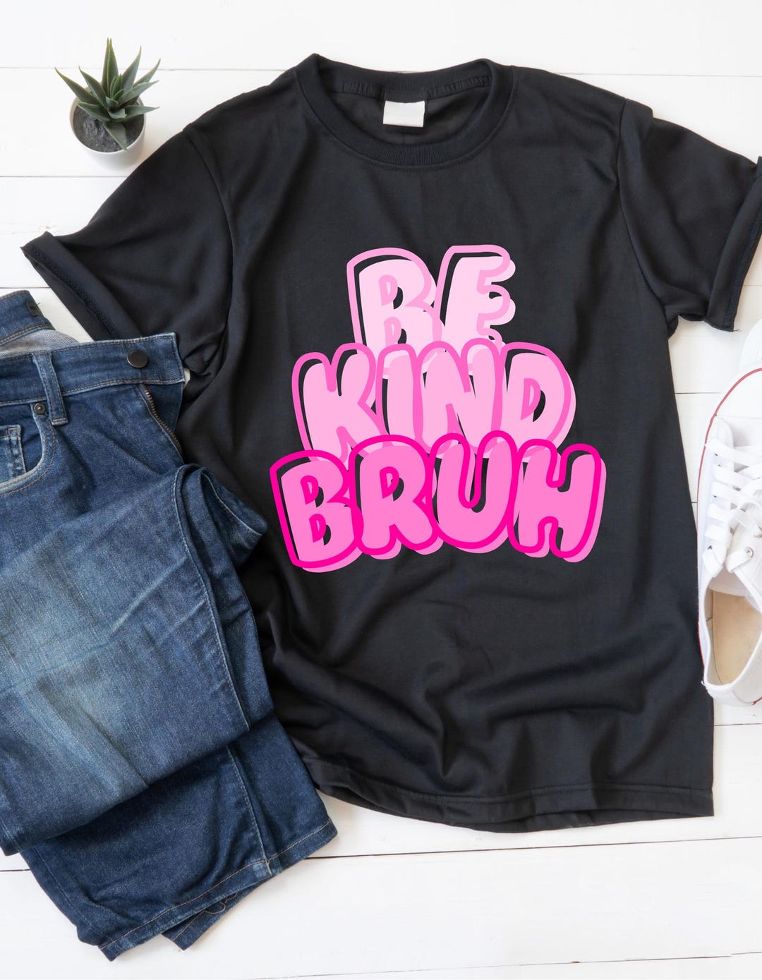 Bruh Be Kind SVG PNG Bundle, Multi-color Neon Multi-use Design, Digital ...