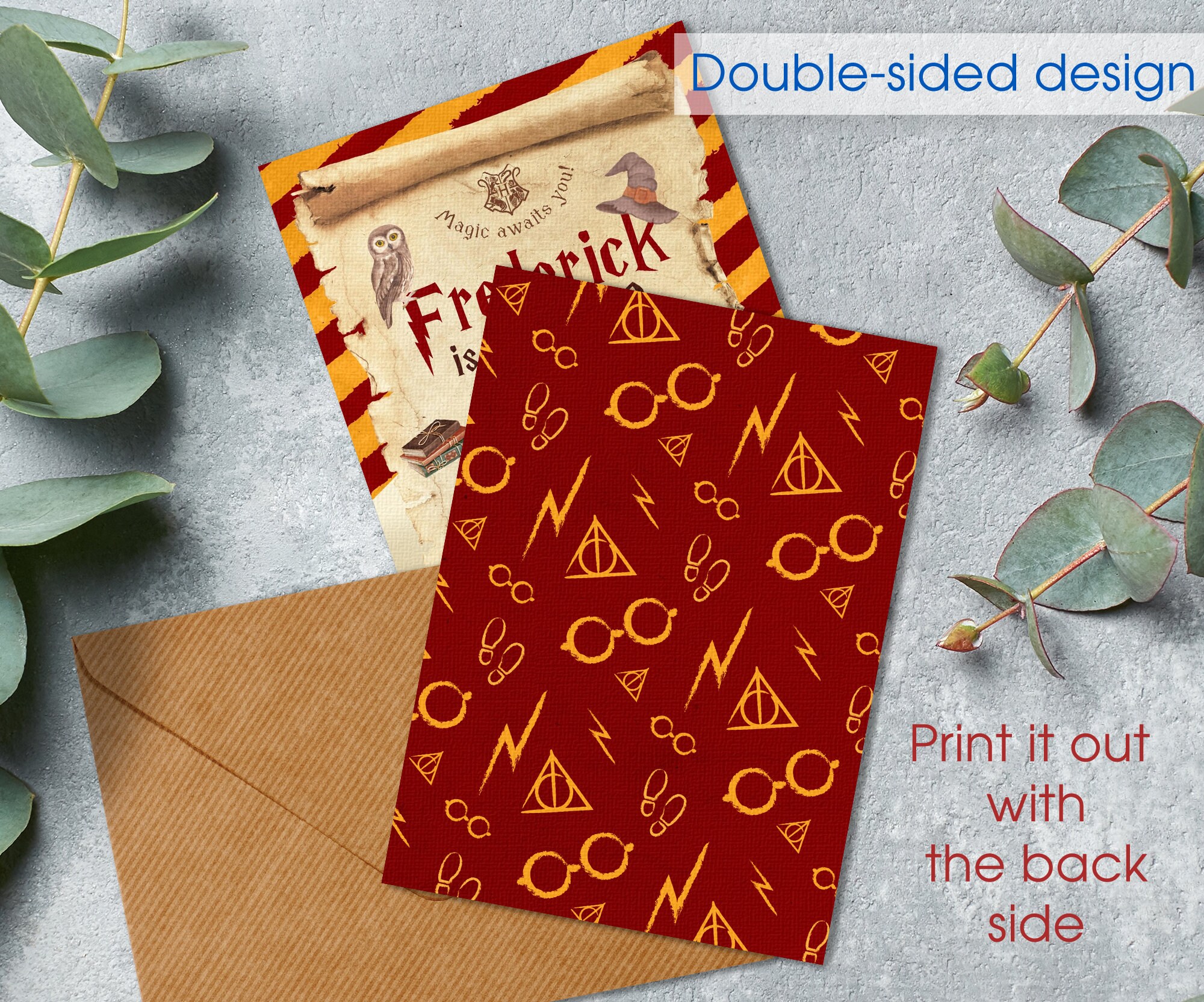 Wizard Birthday Invitation, Printable Wizard Party Invite, Witches ...