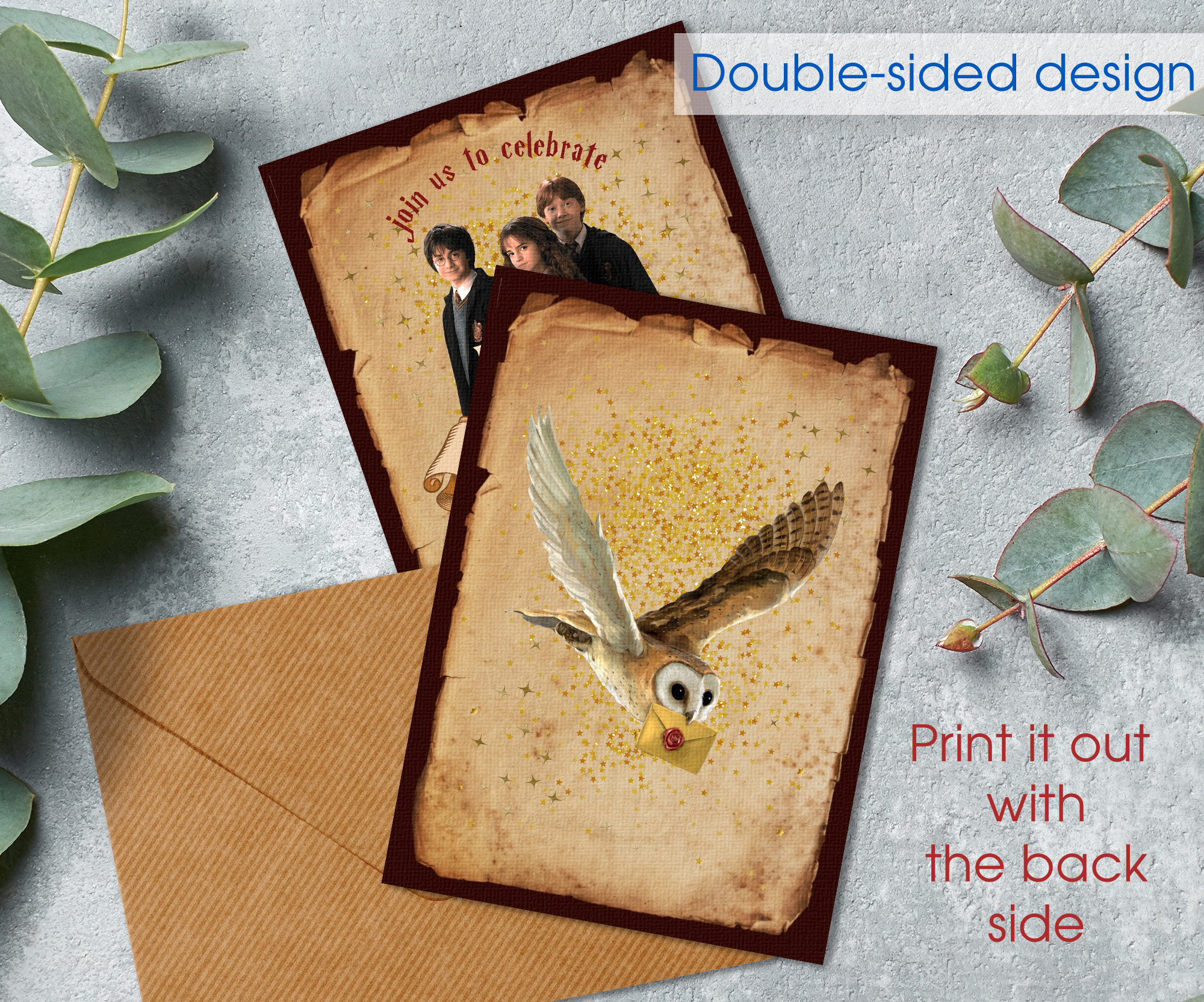 Wizard Birthday Invitation, Printable Wizard Party Invite, Witches ...