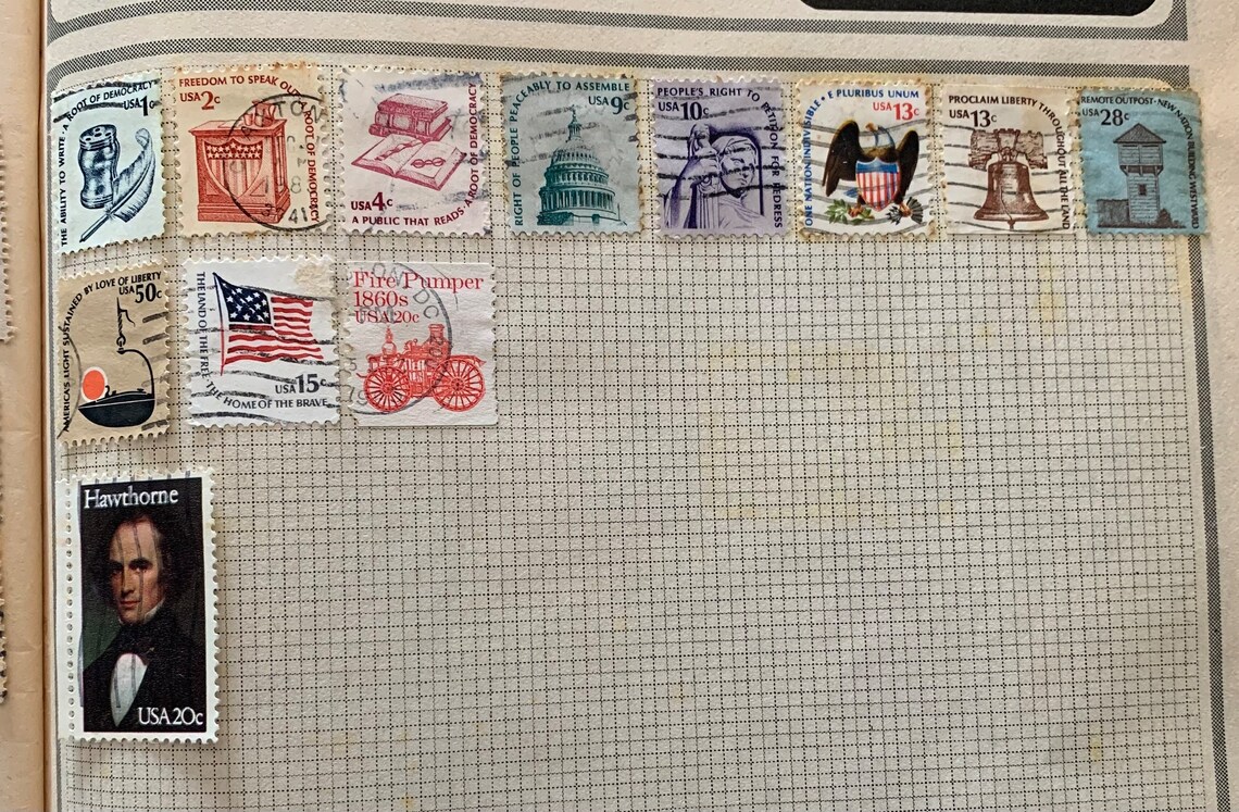 Range of United States of America Stamps - USA Postage Stamps - Etsy