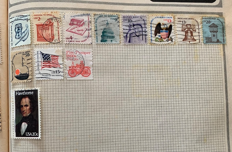 Range of United States of America Stamps - USA Postage Stamps - Etsy