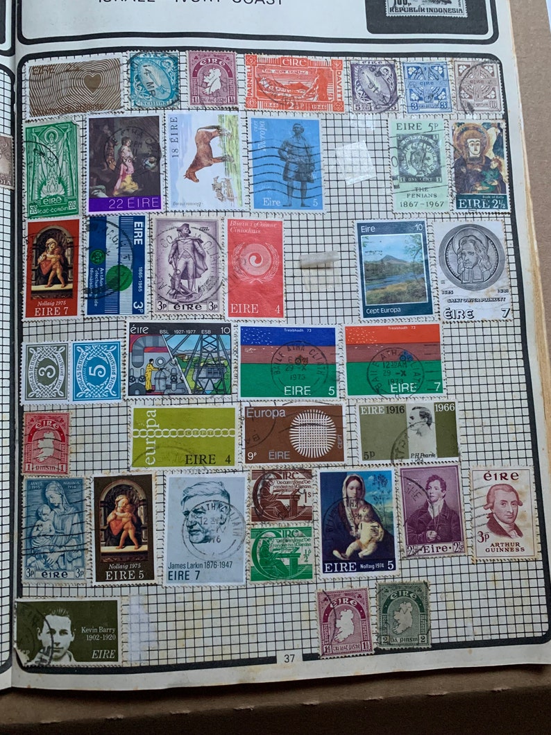 Ireland Stamps Eire Irish Stamp Collection of Varying Years - Etsy