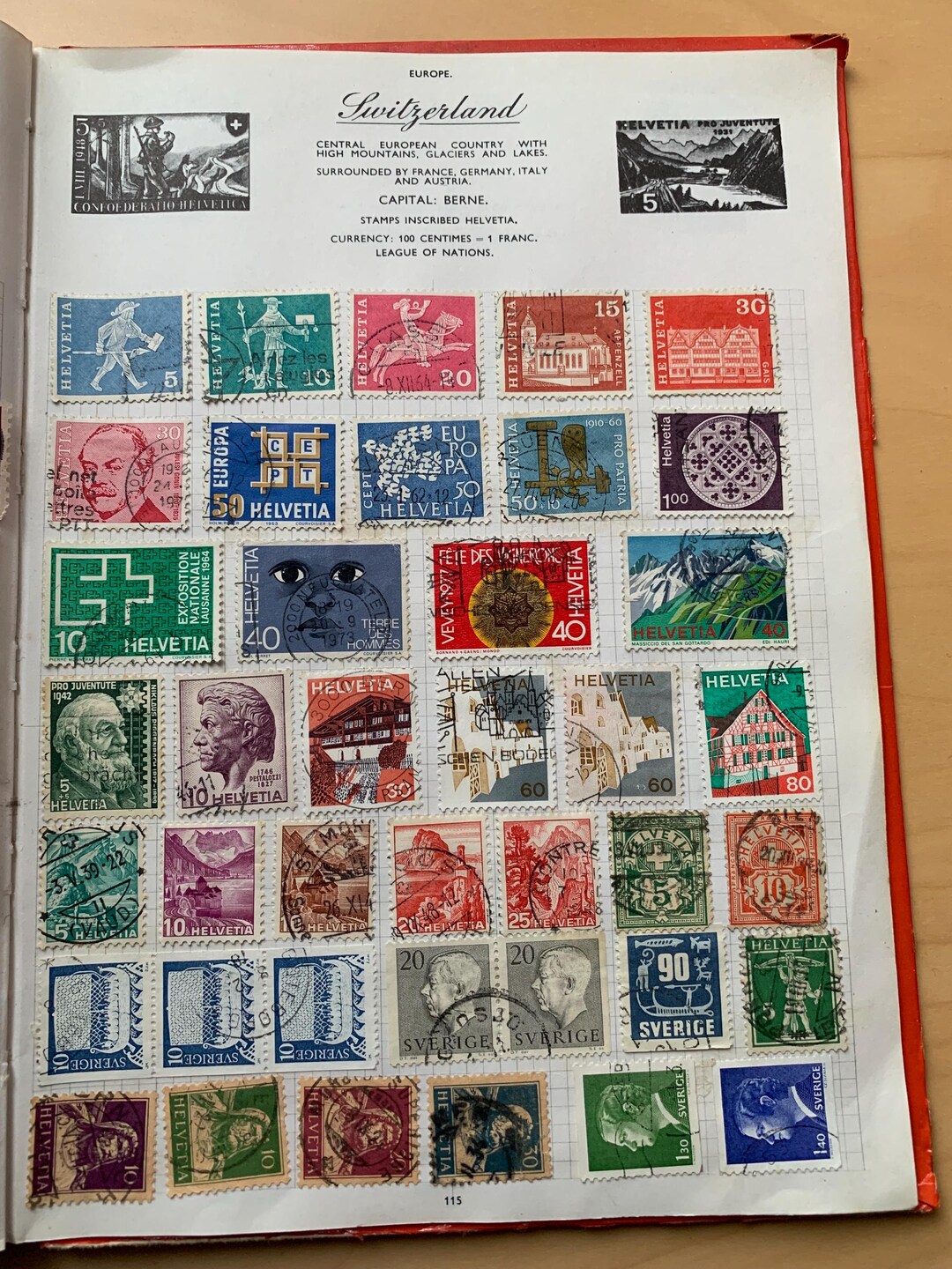40x Switzerland Postage Stamps of Varying Years and Condition - Etsy