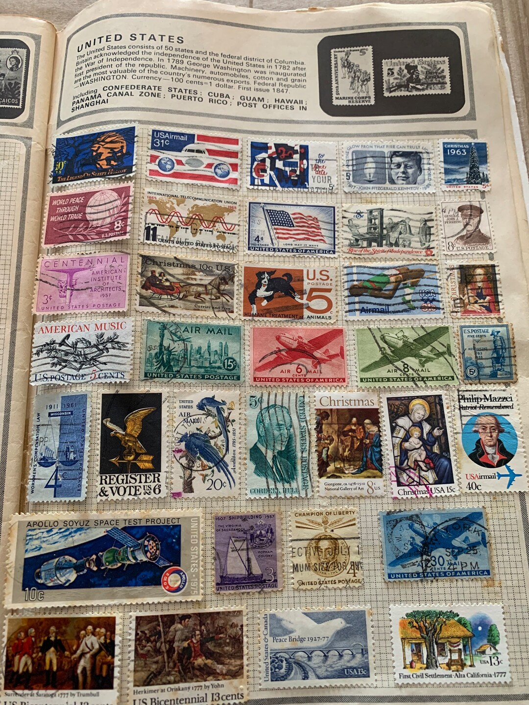 Range of United States of America Stamps - USA Postage Stamps - Etsy