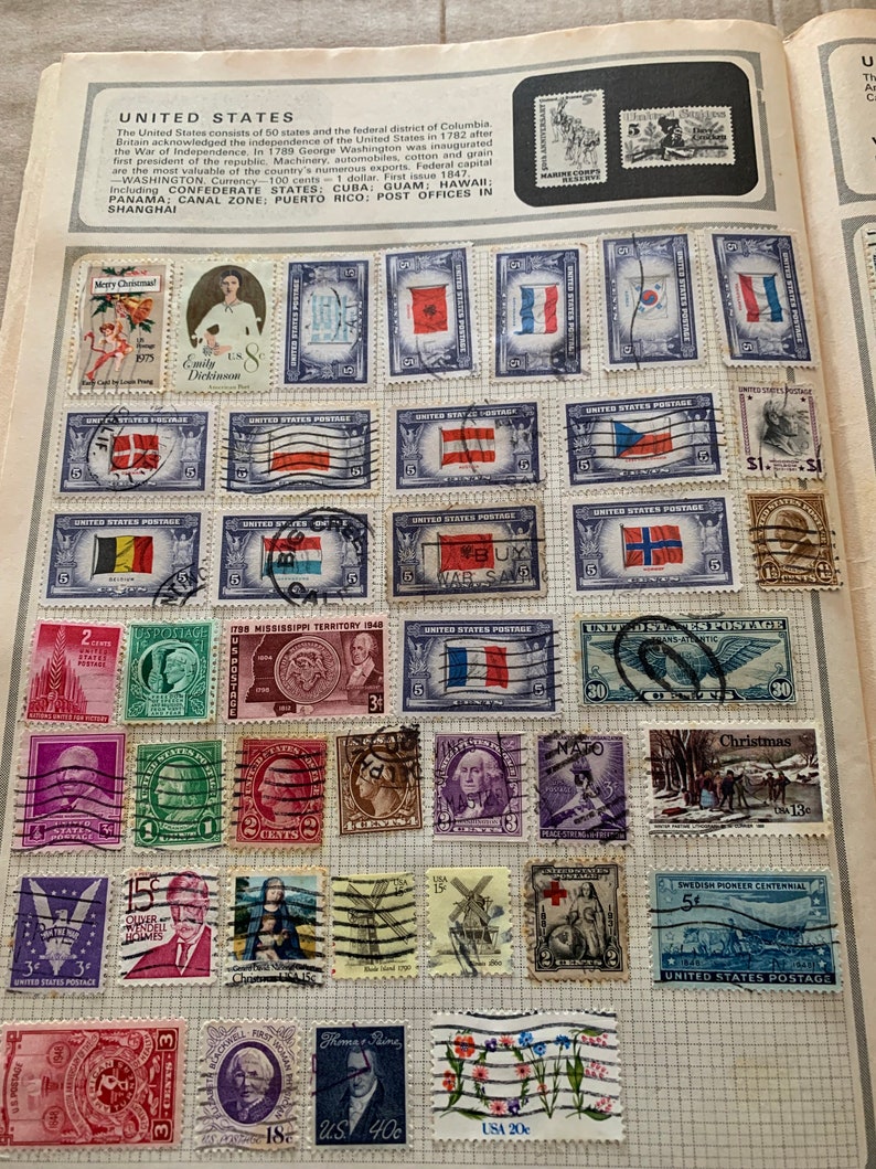 Range of United States of America Stamps - USA Postage Stamps - Etsy