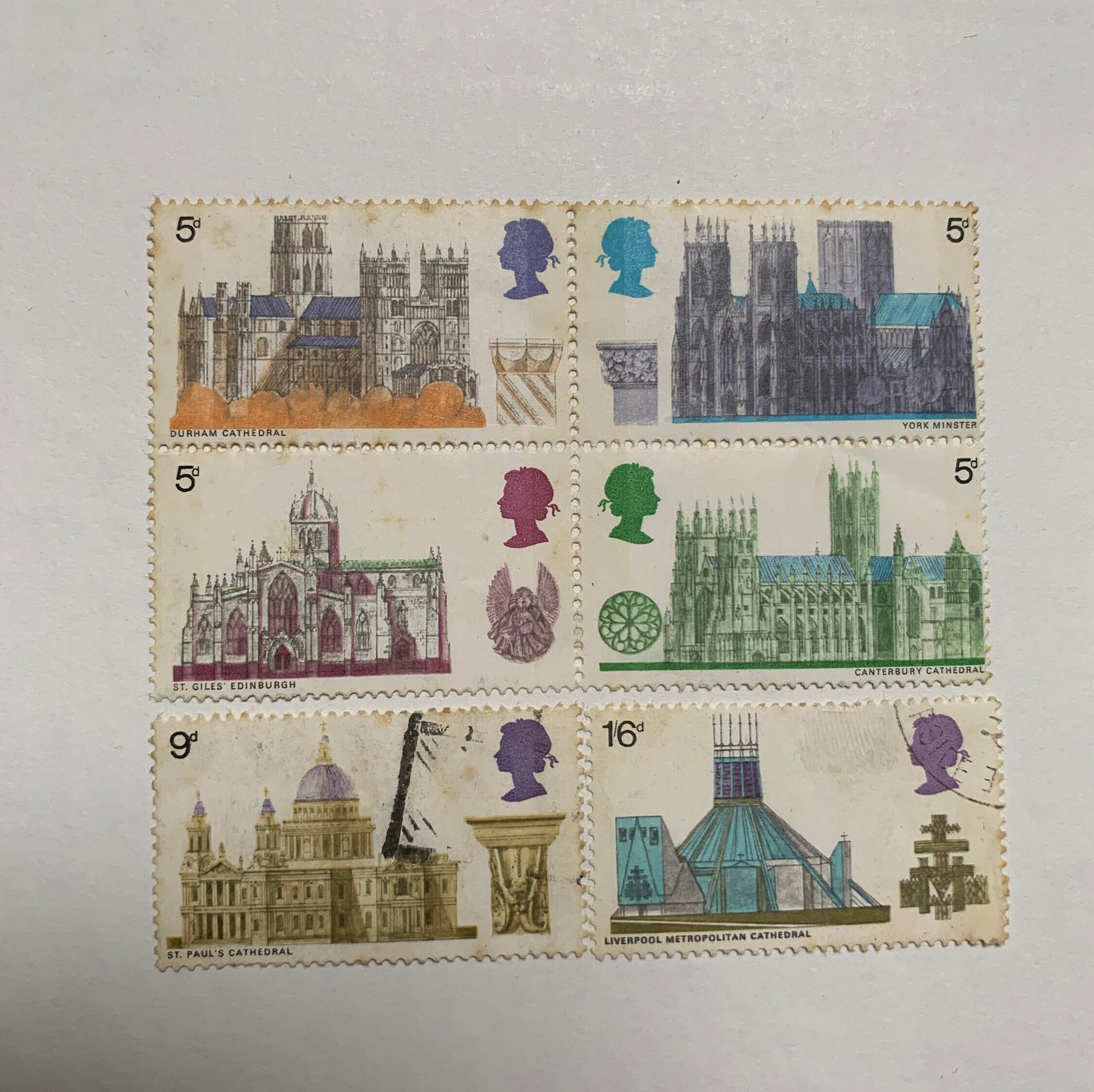 1965-1969 Great British Commemorative Stamp Issues - Etsy