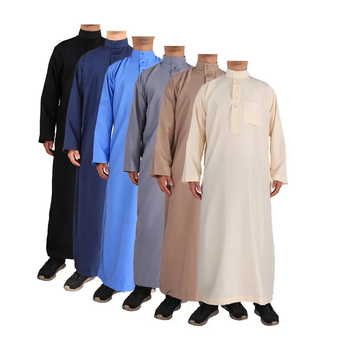 Muslim Thobe Muslim Prayer Robe for Men Islam Thobe Arabic Kaftan Dress ... Muslim Thobe Muslim Prayer Robe for Men Islam Thobe Arabic Kaftan Dress ...