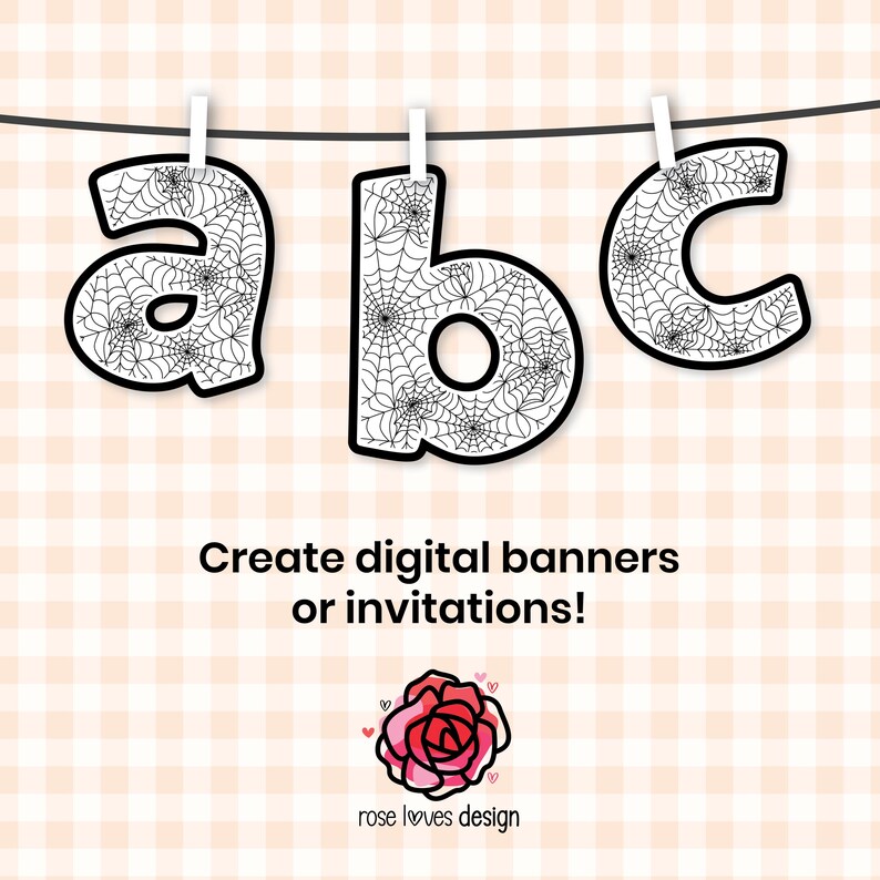 Halloween Alphabet Letters Png, Spider Web Alphabet Png, Sublimation ...