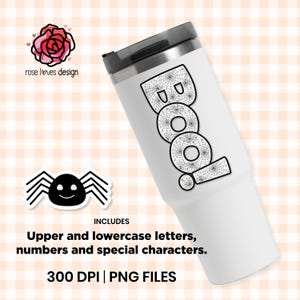 Halloween Alphabet Letters Png, Spider Web Alphabet Png, Sublimation ...