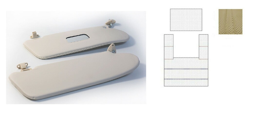 Mercedes W110 Roof Ceiling Sky Headliner With Sunroof & Sunvisor Fit ...