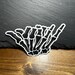 Skeleton Hand Sticker - Shaka Hand - Hang Loose Sticker, Waterproof ...