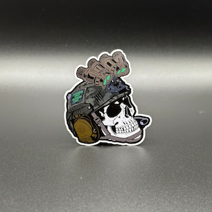 Moons Out Goons Out - Military Skull Sticker - Military Decal ...