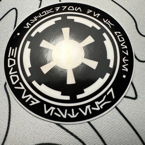 The Empire Logo Sticker | Star Wars Sticker - Vinyl Decal, Waterproof ...