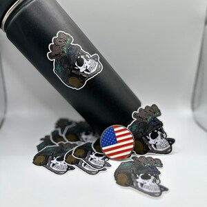 Moons Out Goons Out - Military Skull Sticker - Military Decal ...