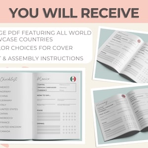 PRINTABLE PDF - EPCOT World Showcase Passport - Eat and Drink Around ...