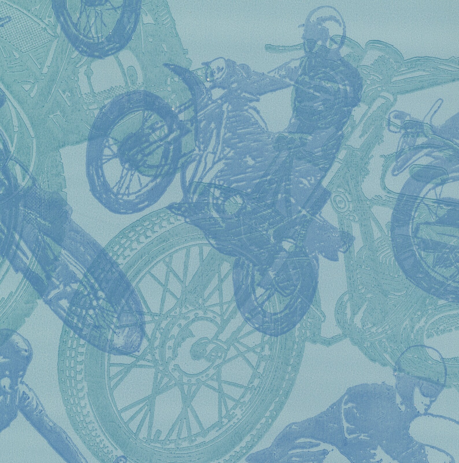 Vintage Motorcycle Wrapping Paper 2 Sheets - Etsy