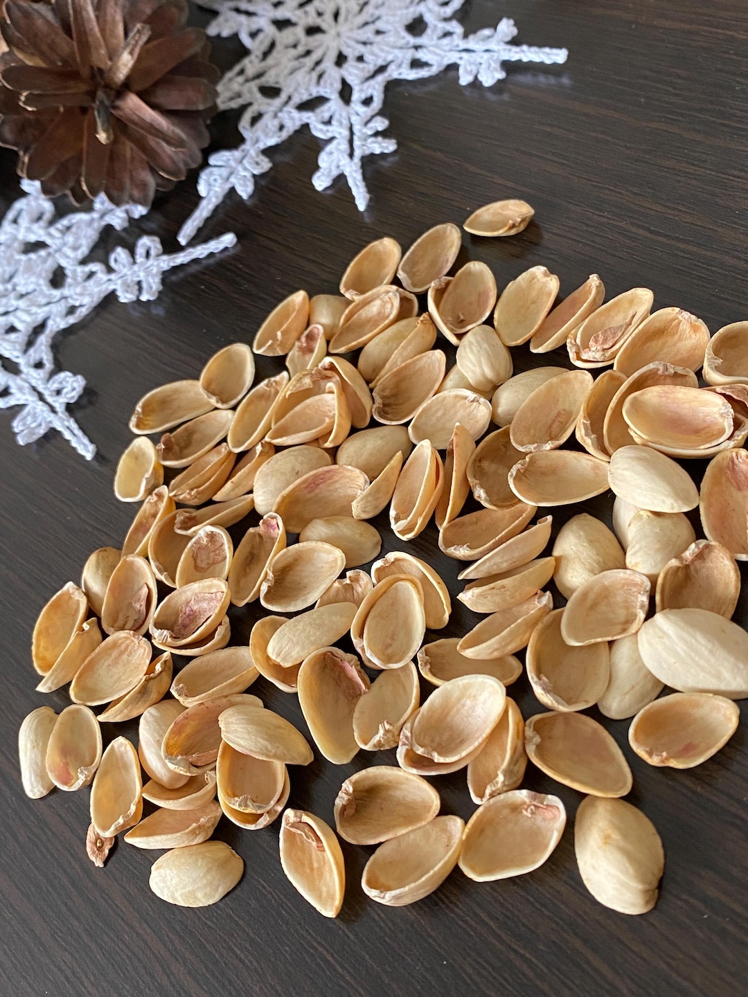 Natural Pistachio Shells: Crafting Art Supplies, Wedding Decor - Etsy