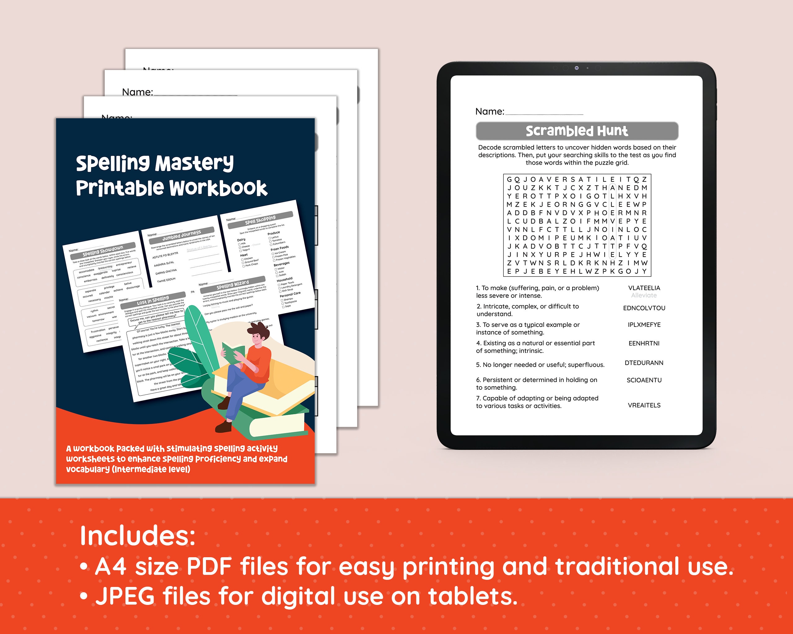 Spelling Printable Workbook • How to Spell Exercise Sheets ...