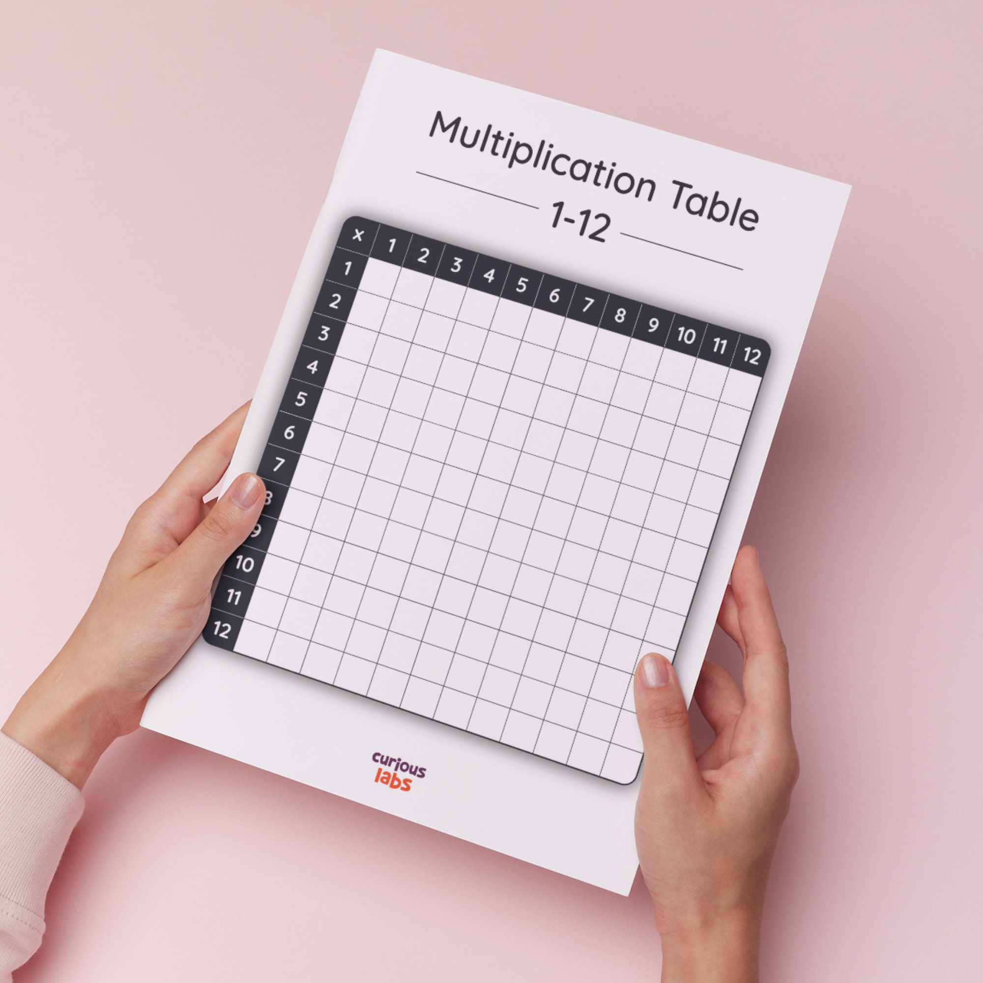 Blank Multiplication Table Practice Sheet • 1-12 Multiplication Chart ...