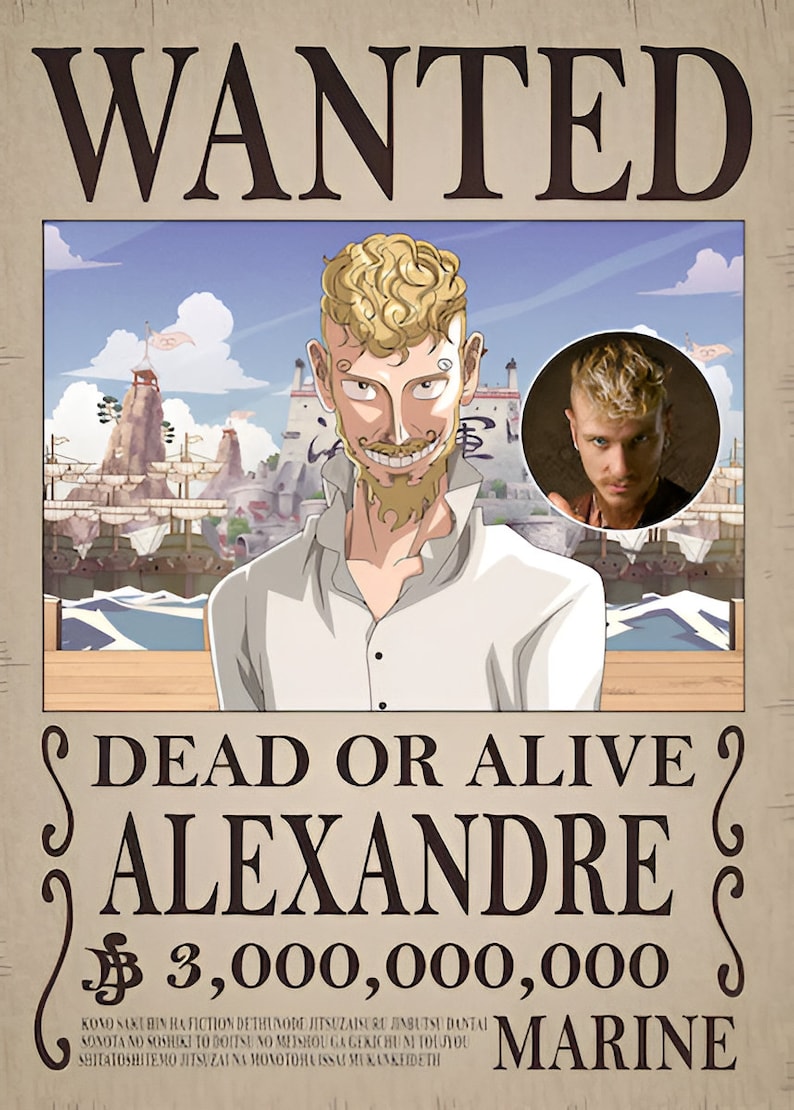 Custom One Piece Bounty Poster One Pice Art Personalized One - Etsy