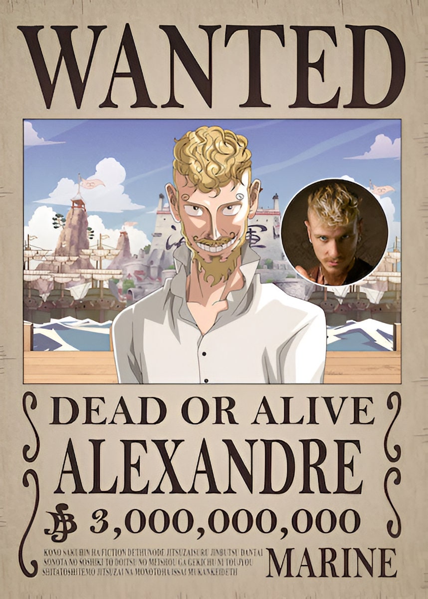 Custom One Piece Bounty Poster One Pice Art Personalized One - Etsy