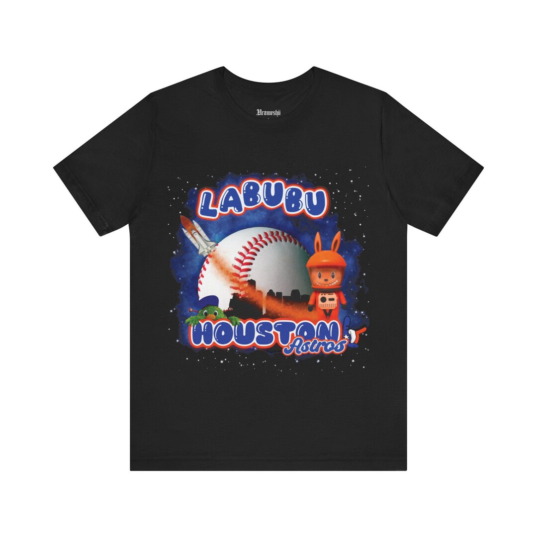 Houston Labubu Astronaut Baseball Chacter Tee, Sporty Tee, Unisex ...