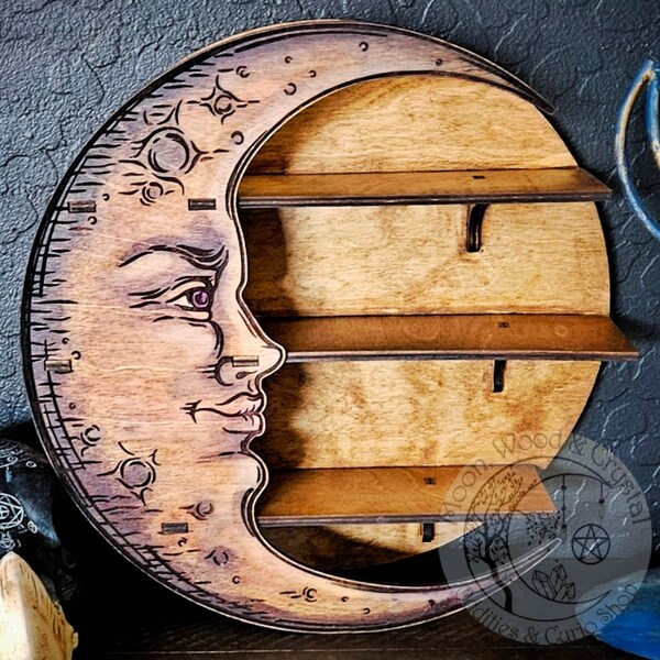 Crystal Moon Shelf - Etsy